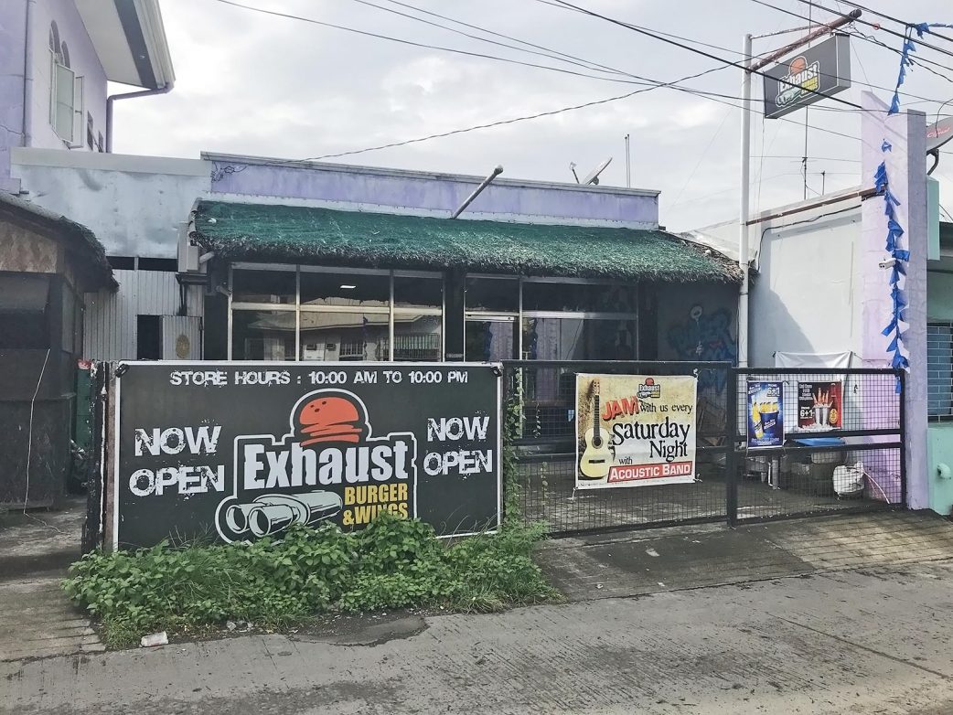EXHAUST BURGER & WINGS in Lemery: Restaurant Menu - Batangas Beaches ...